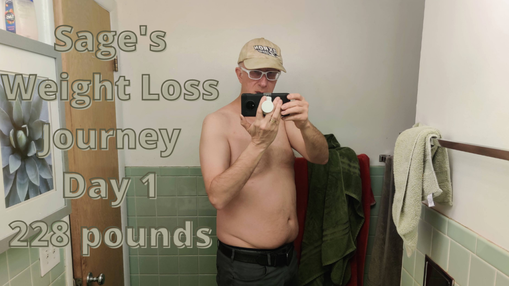 Sage's Weight Loss Journey - Day 1 - Sage Lewis - The Shadow